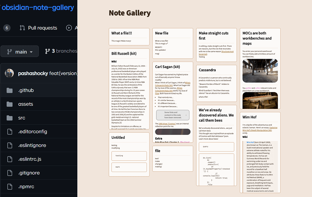 新的Gallery插件Note Gallery，配合css可替代Dataview Cards视图 - 经验分享 - Obsidian 中文论坛
