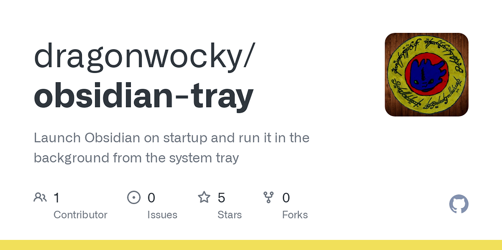 Ob终于可以添加到win的右下角小托盘了，还支持开机自启和全局快捷键显隐窗口了 - 经验分享 - Obsidian 中文论坛