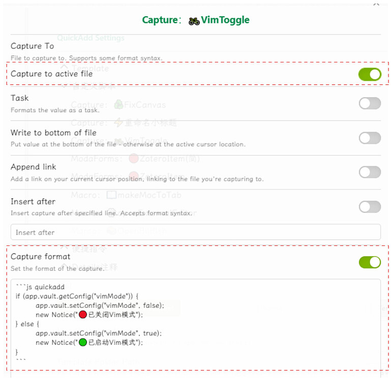 使用User Plugins插件实现Vim Mode的命令/快捷键切换 - 经验分享 - Obsidian 中文论坛