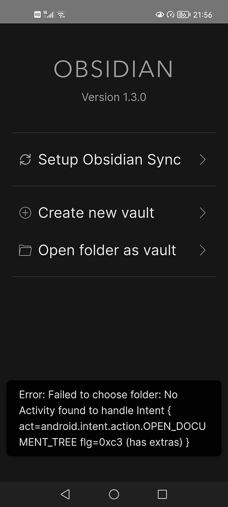 ob在鸿蒙二系统上不可用 - 疑问解答 - Obsidian 中文论坛