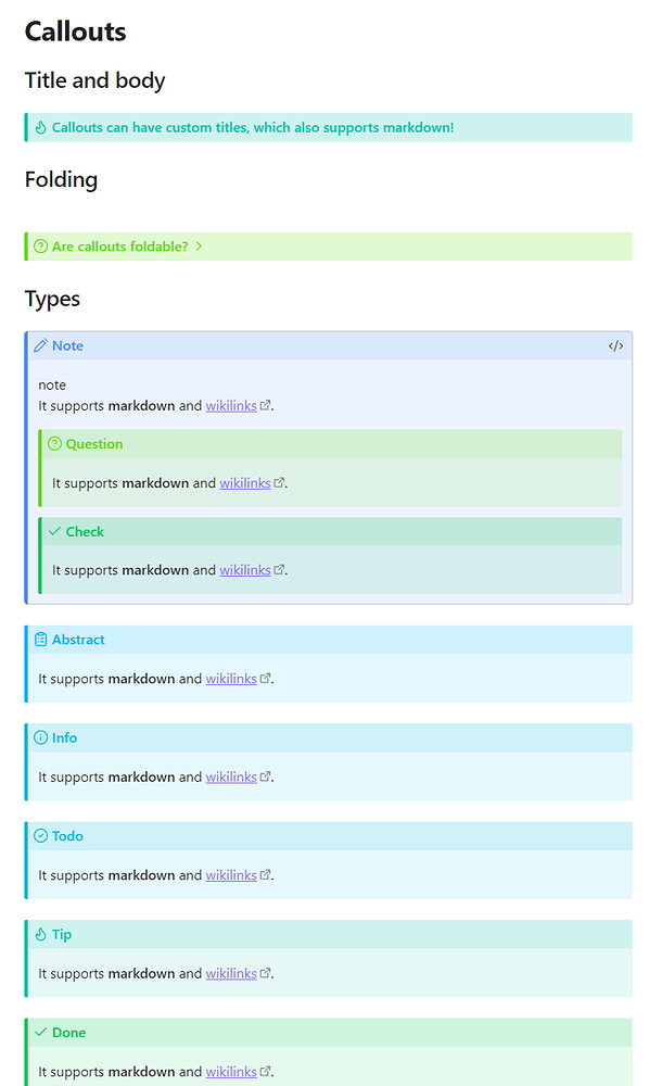 1.0 版本自带Callouts使用 admonition 插件布局 - 经验分享 - Obsidian 中文论坛