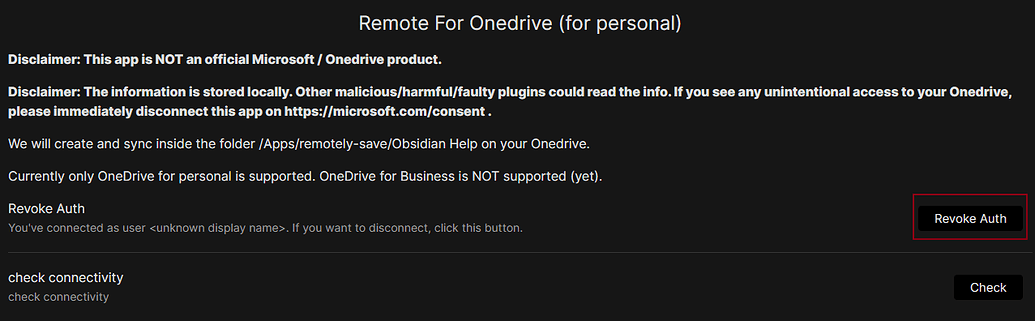 Obsidian Remotely Save 插件+OneDrive 实现多平台同步 - 经验分享 - Obsidian 中文论坛