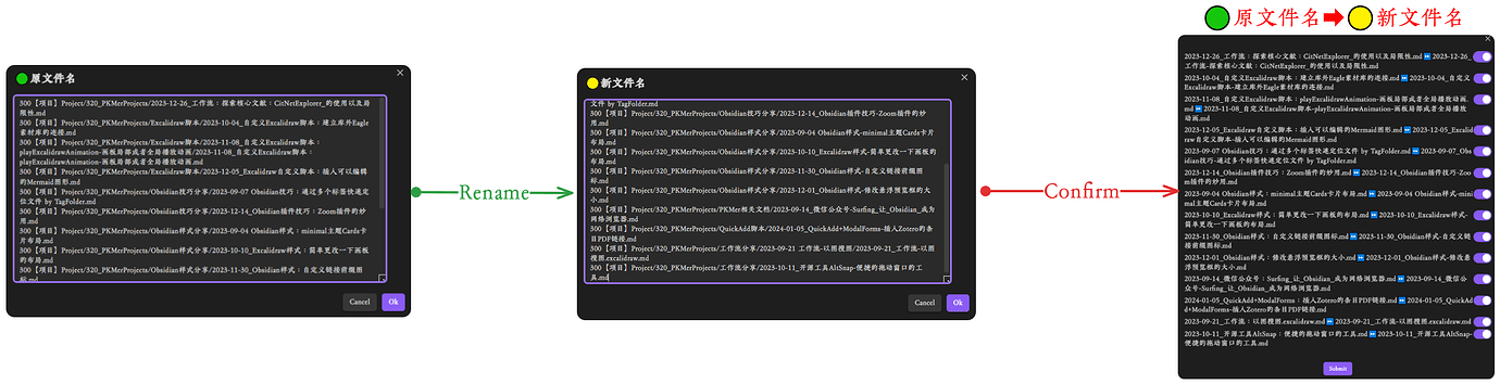【QuickAdd脚本】Obsidian批量重命名(笔记-附件-文件夹) - 每日闲聊 - Obsidian 中文论坛