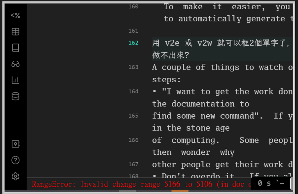 請問Obsidian(vim mode) 有指令能叫出 錯誤訊息的歷史紀錄嗎? 謝謝 - 疑问解答 - Obsidian 中文论坛