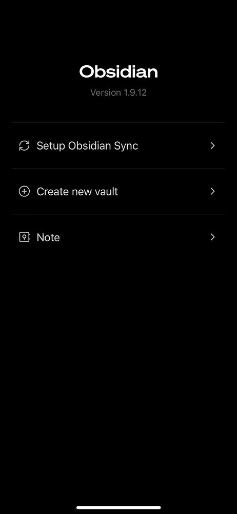 OB 1.9.12 ios端没有打开本地仓库选项 - 疑问解答 - Obsidian 中文论坛